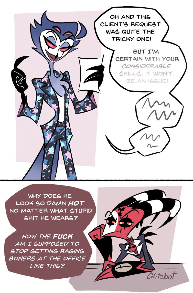 「repost of my first stolitz comic for the cute vibes 🥺💖 」glitzbot LVLUPの漫画