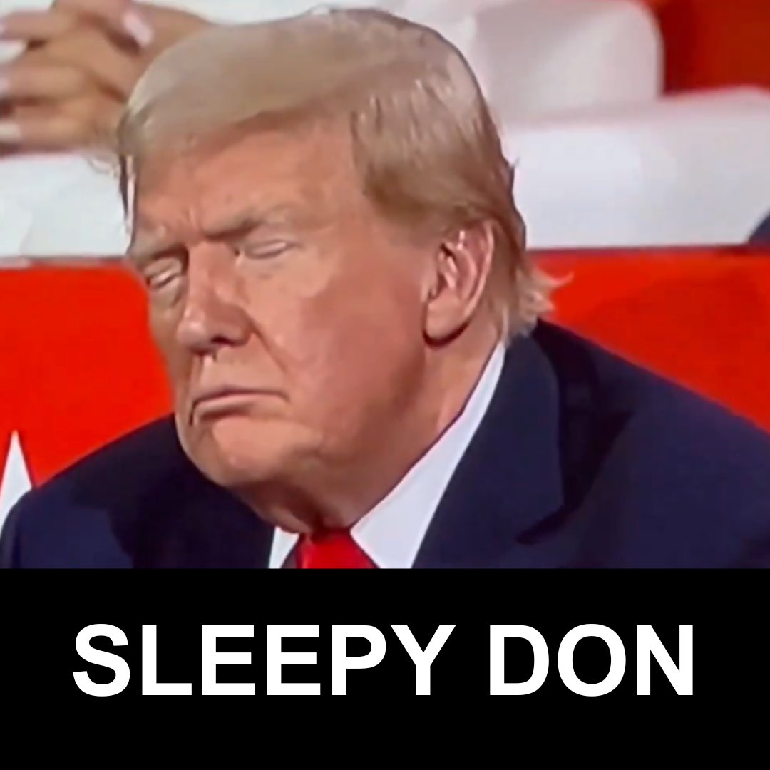 TRUMP FELL ASLEEP AT THE RNC! - Democratic Underground Forums