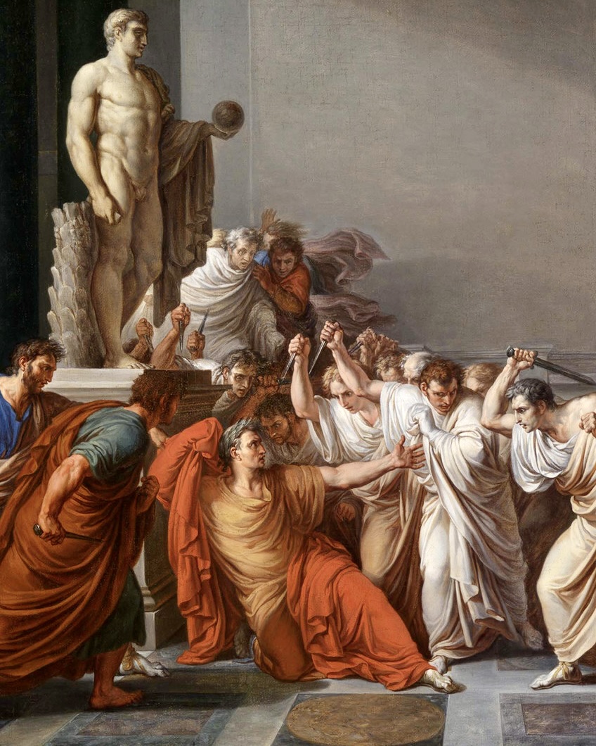 When Julius Caesar was assassinated, it wasn't by a lone attacker — it ...
