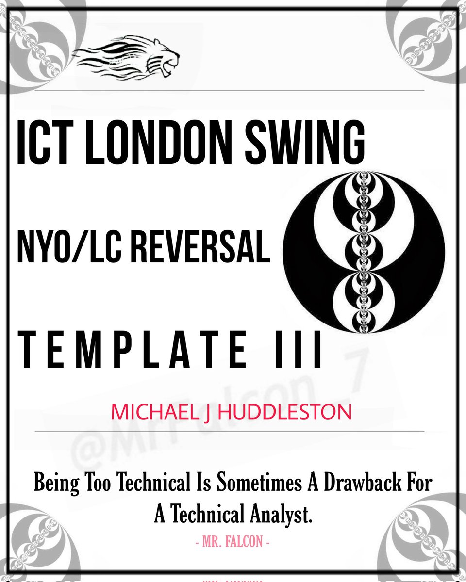 ICT LONDON SWING to NYO/LC Reversal Entry Template III - How To Use ...