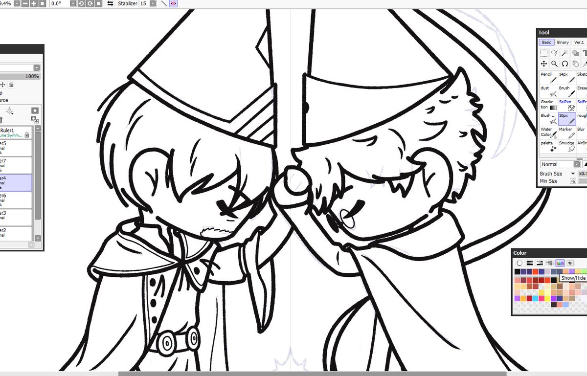 「Bad reach won't stop me from update this here 🫵🫵🫵🫵💥💥 」hachi.arty 💜 の漫画