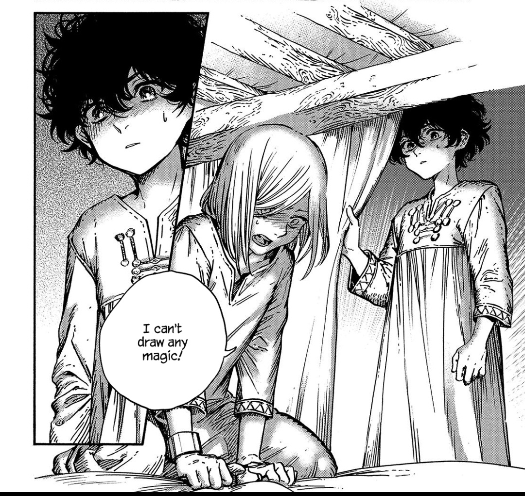 「Get her some medicine. It might work. #dungeonmeshi #kabru 」Ima (commissions open)🍉☀️🌘の漫画