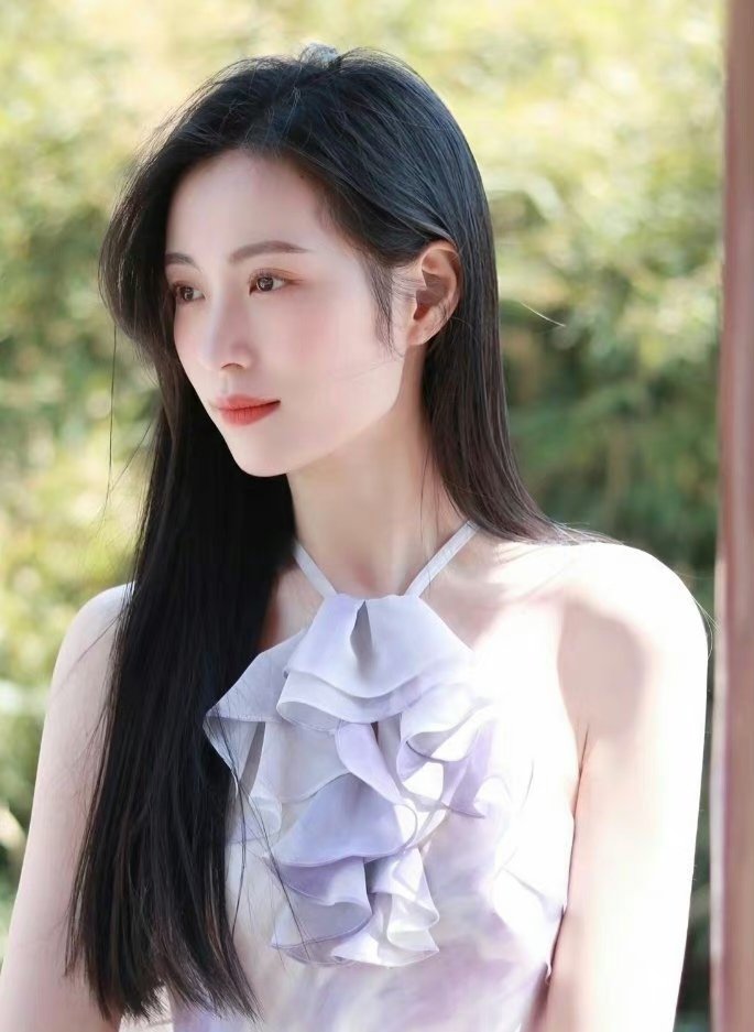 温柔紫色连衣裙[2P] -6park.com