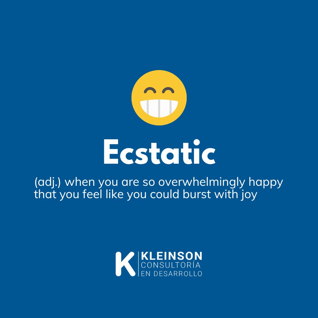 What does ecstatic mean store