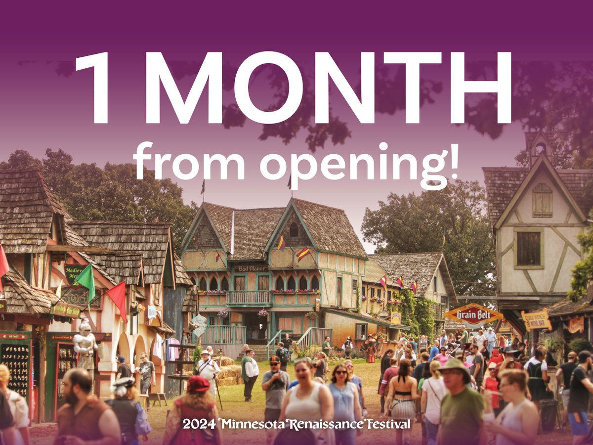 2024 Renaissance Festival, 7 Weekends of Huzzah and Cheers! (Sat. & Sun ...