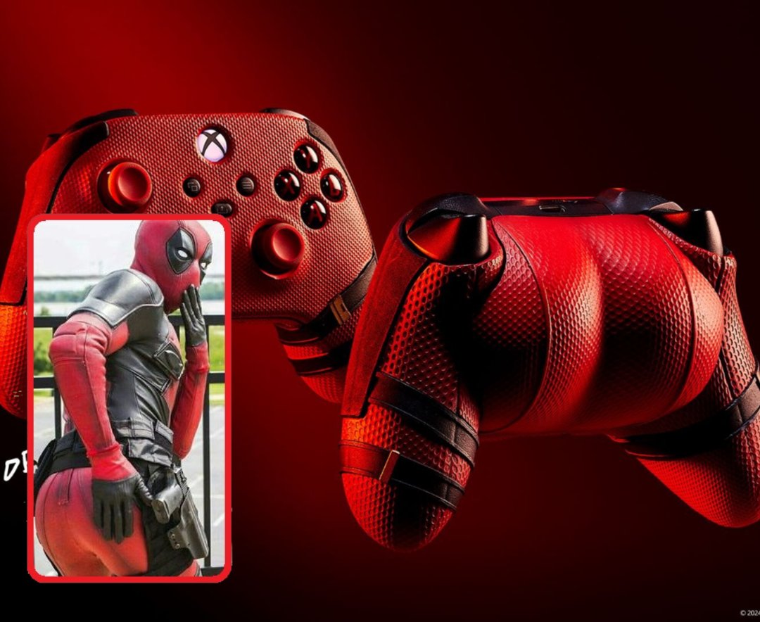 Deadpool Xbox One Controller CONTROLLER NOT INCLUDED Deadpool Xbox One