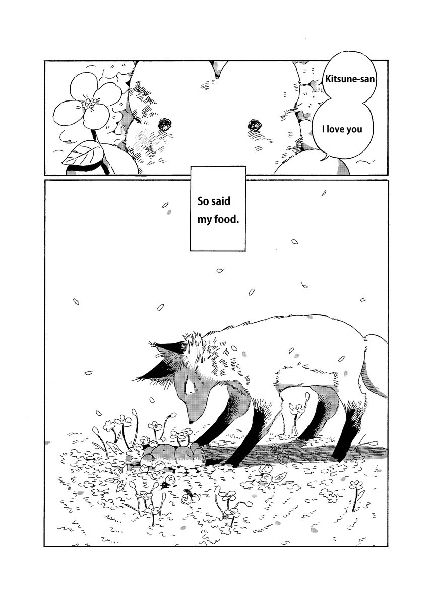 A rabbit fell in love with a fox that had once tried to eat the rabbit.