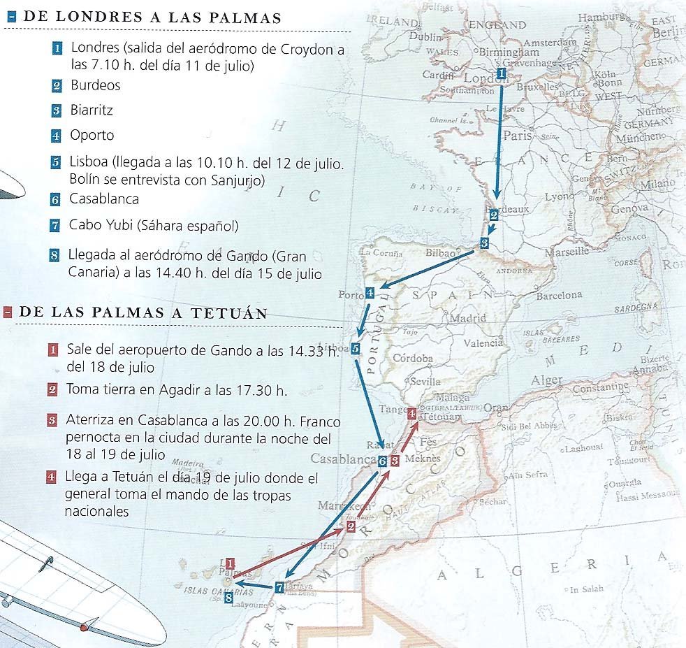 El golpe del 18 de julio de 1936 contra la república española fue ...