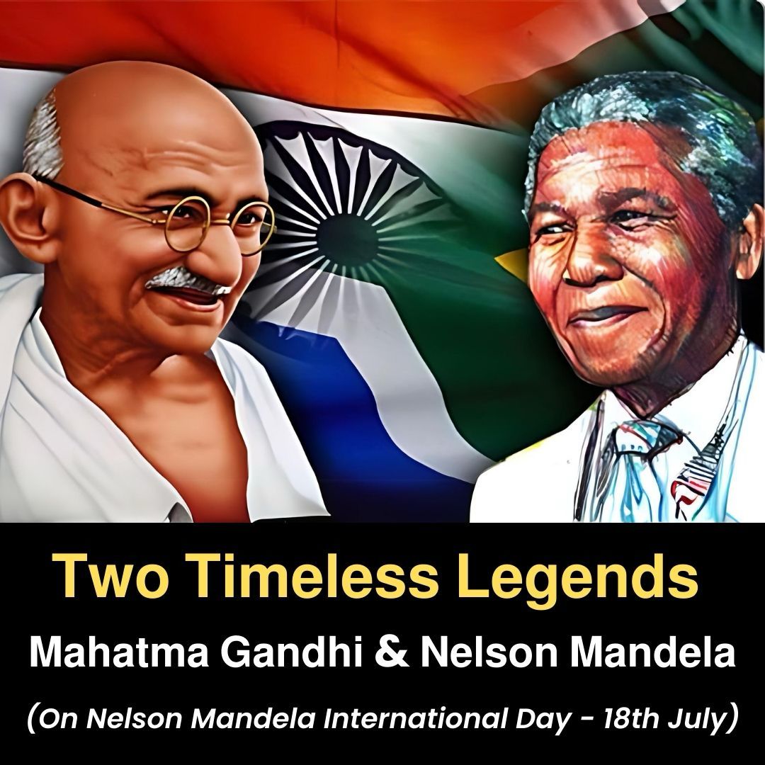 Nelson Mandela And Gandhi Nelson Mandela And His Indian Connection