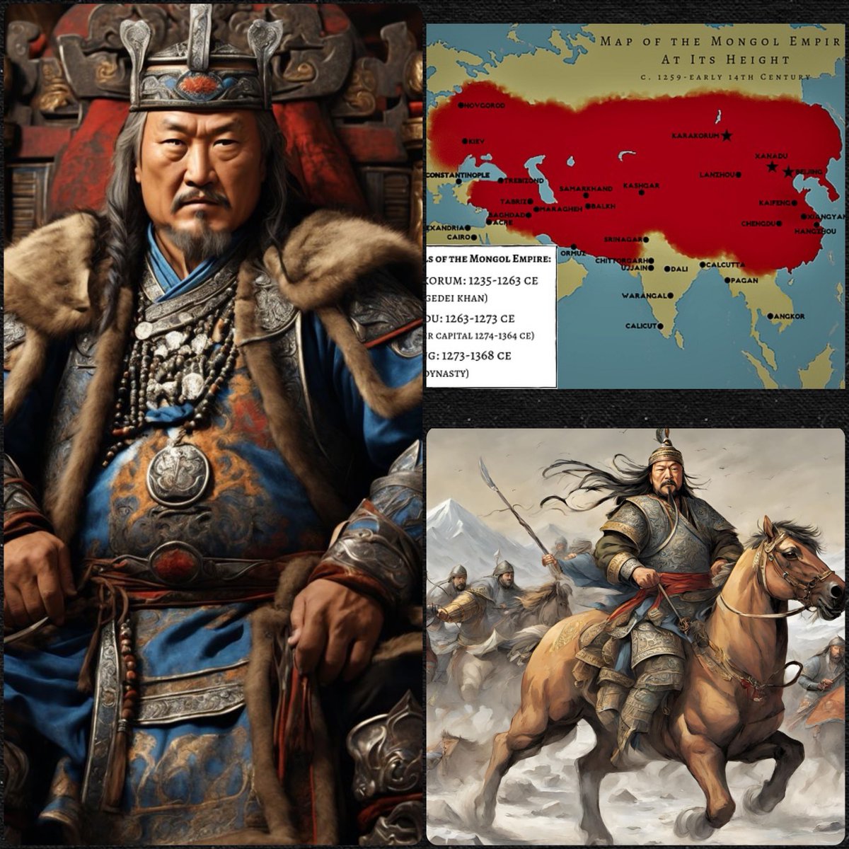 🚨 Genghis Khan: The Man Who Conquered the World and Left a Trail of ...