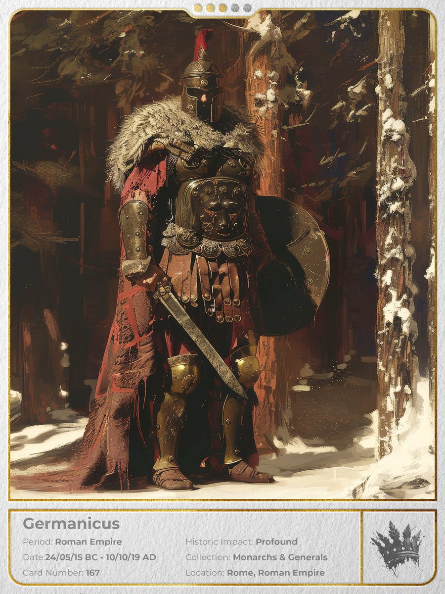 After 3 legions were obliterated in the depths of Teutoburg Forest ...