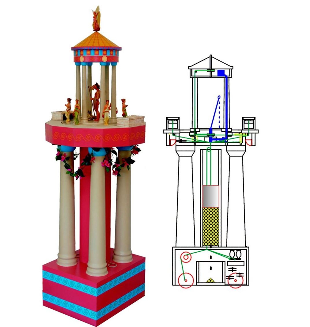 This is a reconstruction of the Antikythera mechanism—a "computer ...