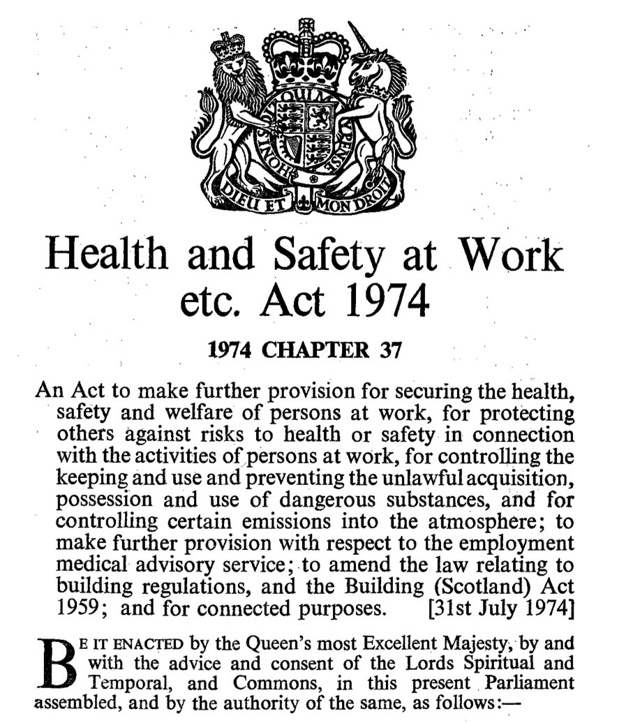 Hasawa Logo Health And Safety At Work Act What Are The