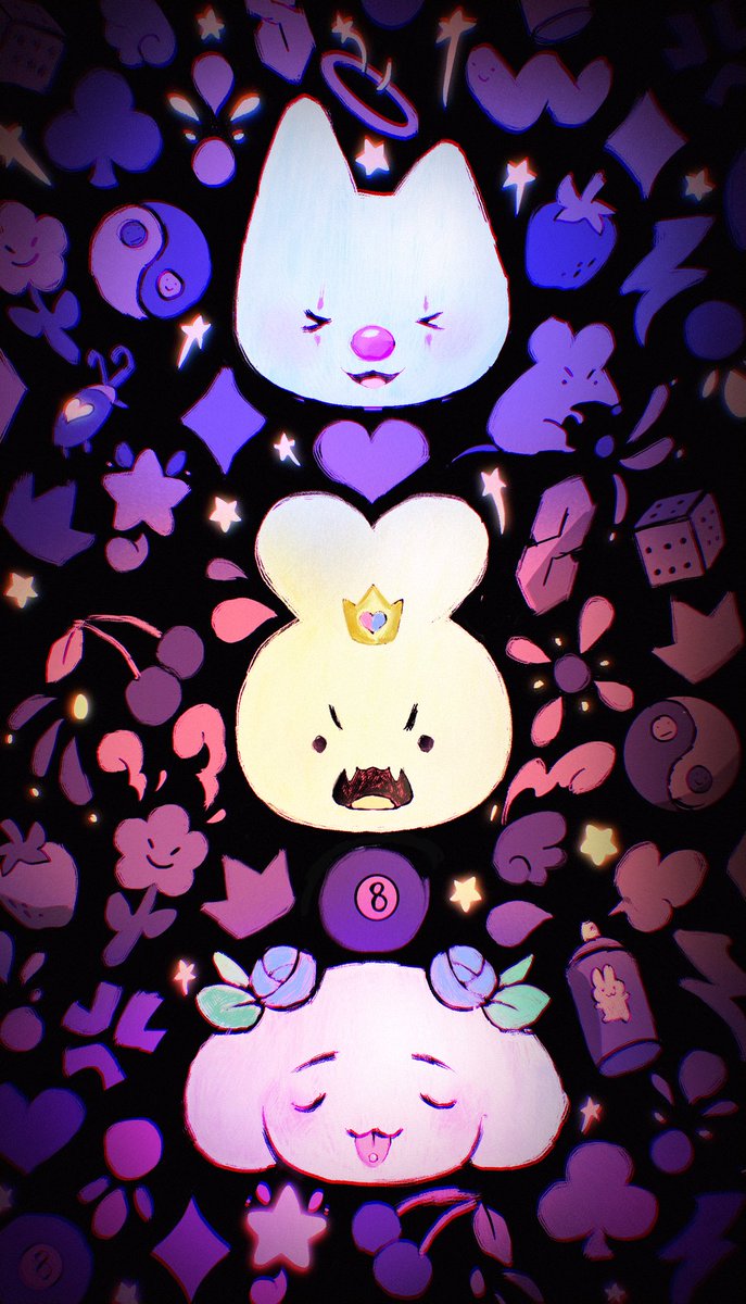 smile blue eyes simple background multiple girls long sleeves hair ...