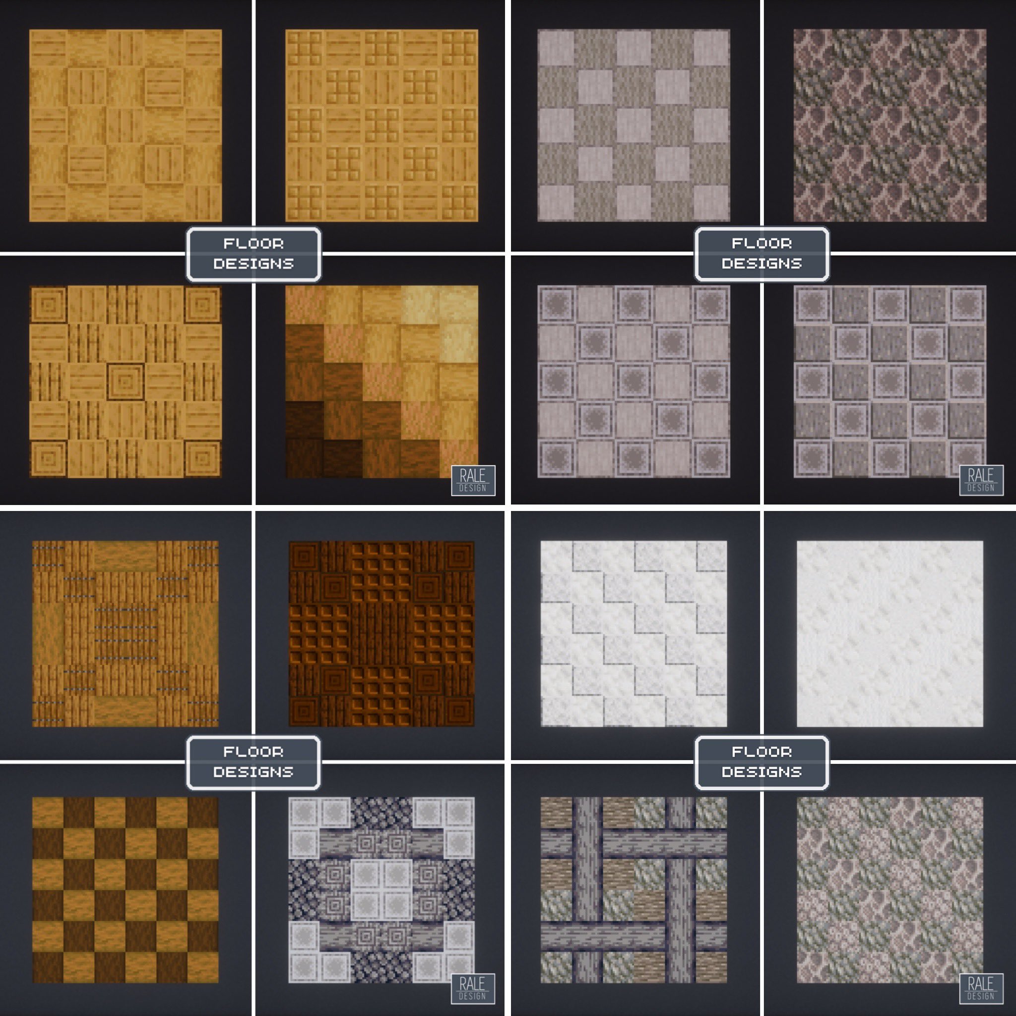 Minecraft Floor Designs Colorful Minecraft Floor Designs