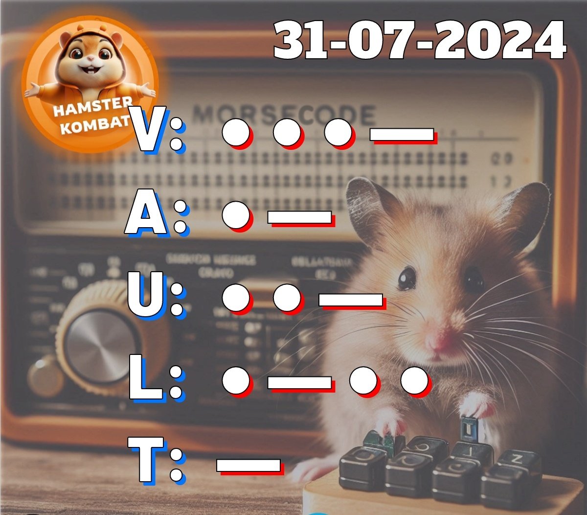 💓💓 All in one👇👇 Aug 1 2024 Daily combo Daily cipher Daily reward Mini game 🗝️ 🗝️ Todays code V ...