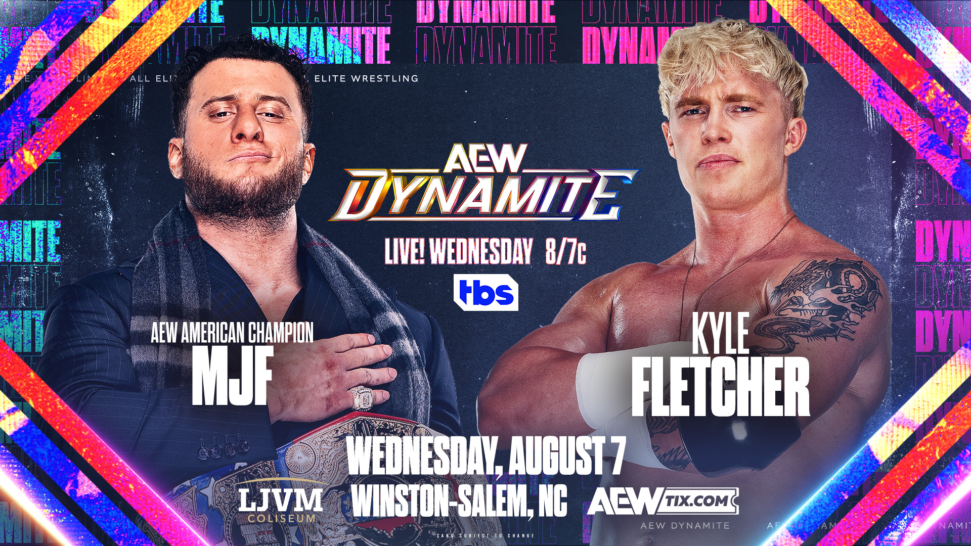 8/7/24 AEW Dynamite Thread: MJF vs Kyle Fletcher | Bryan Danielson vs ... 8/7/24 AEW Dynamite Thread: MJF vs Kyle Fletcher | Bryan Danielson vs ...
