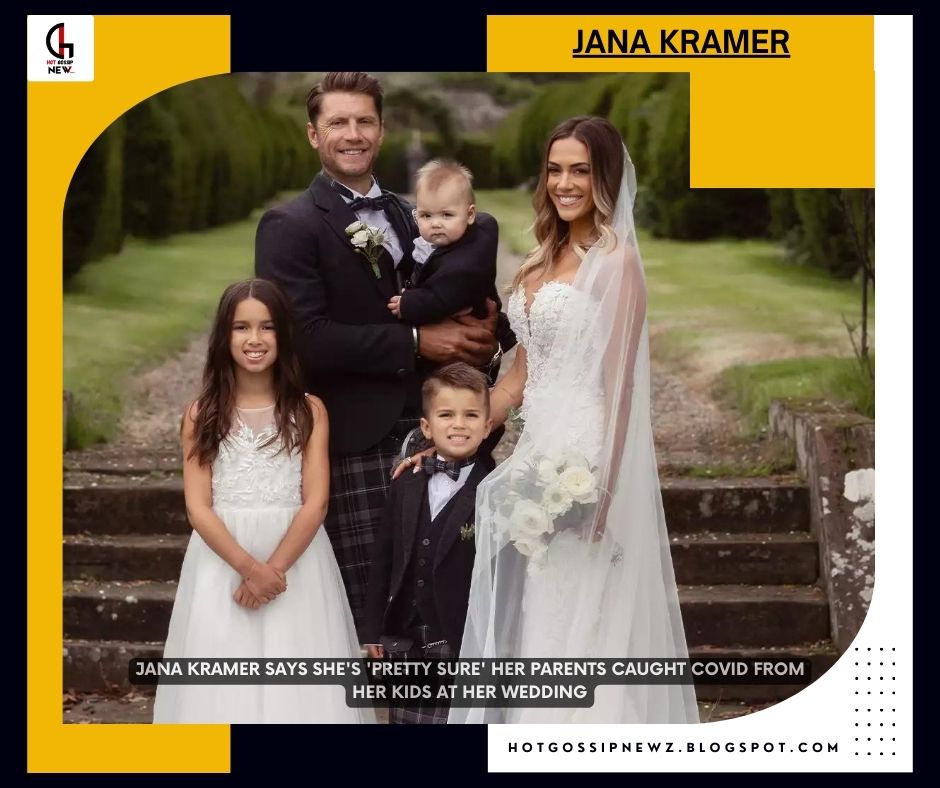 Jana Kramer Wedding Jana Kramer Kisses NFL Husband Michael Caussin At