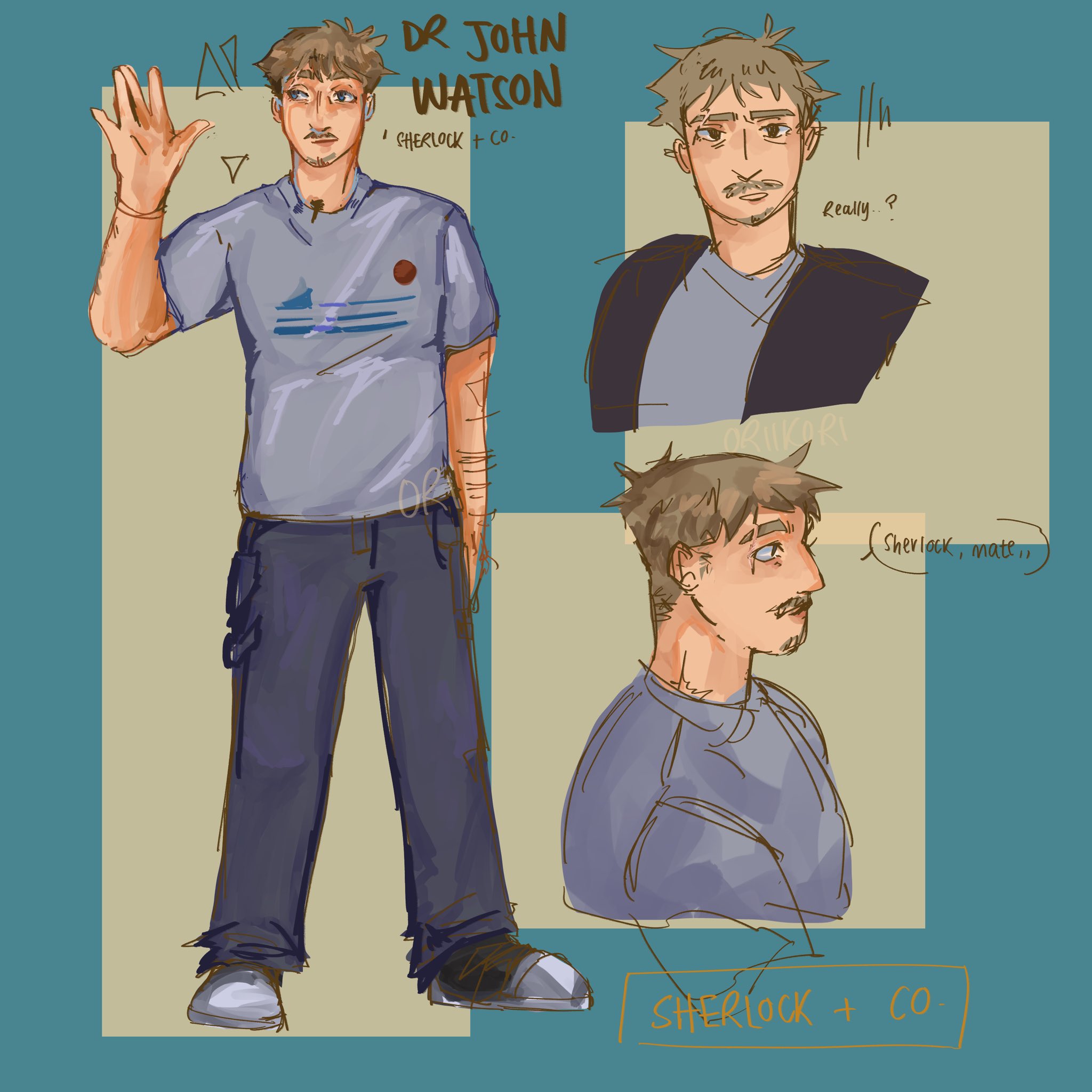 Fanart De John Watson Sherlock