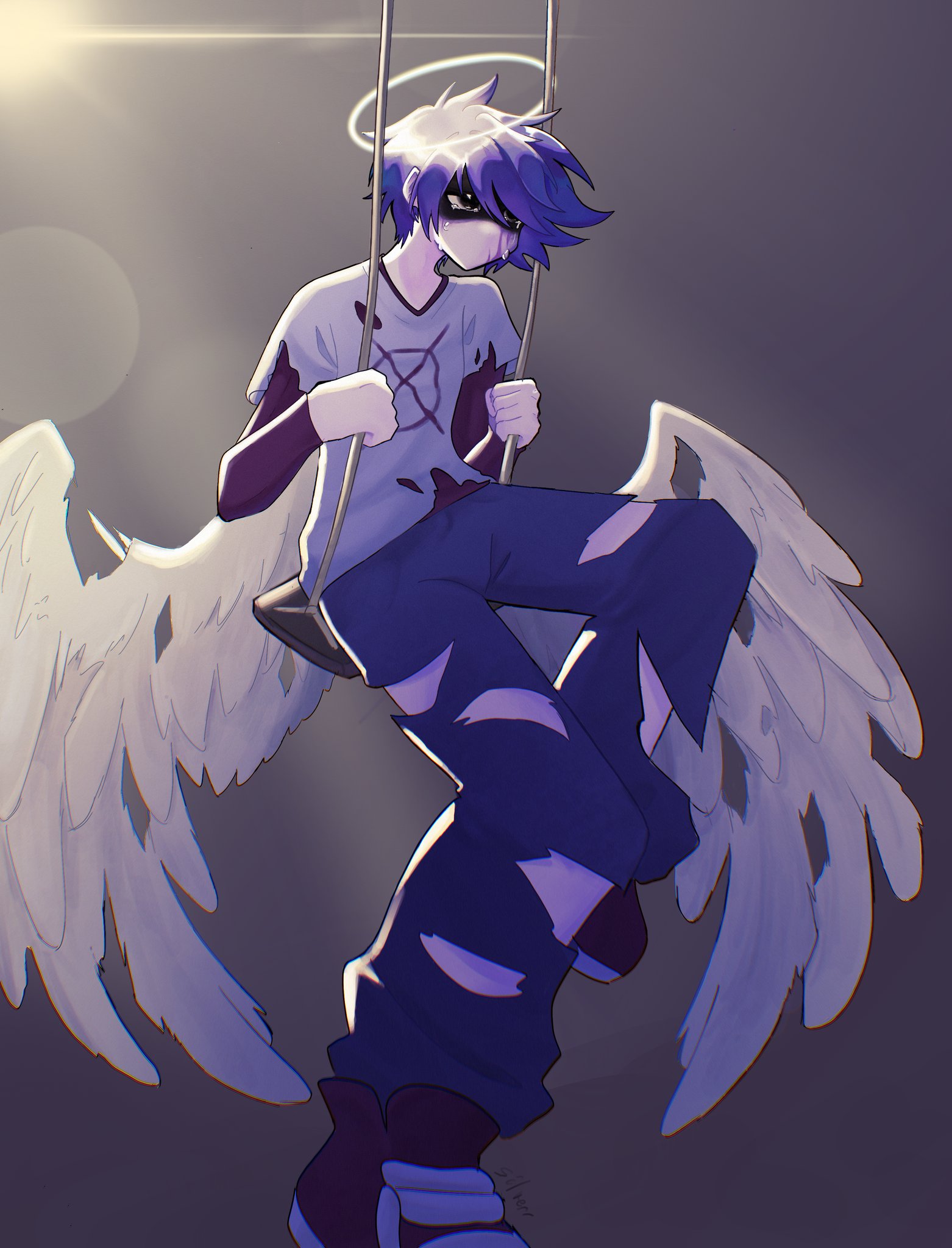 Fallen Angel Anime Guy