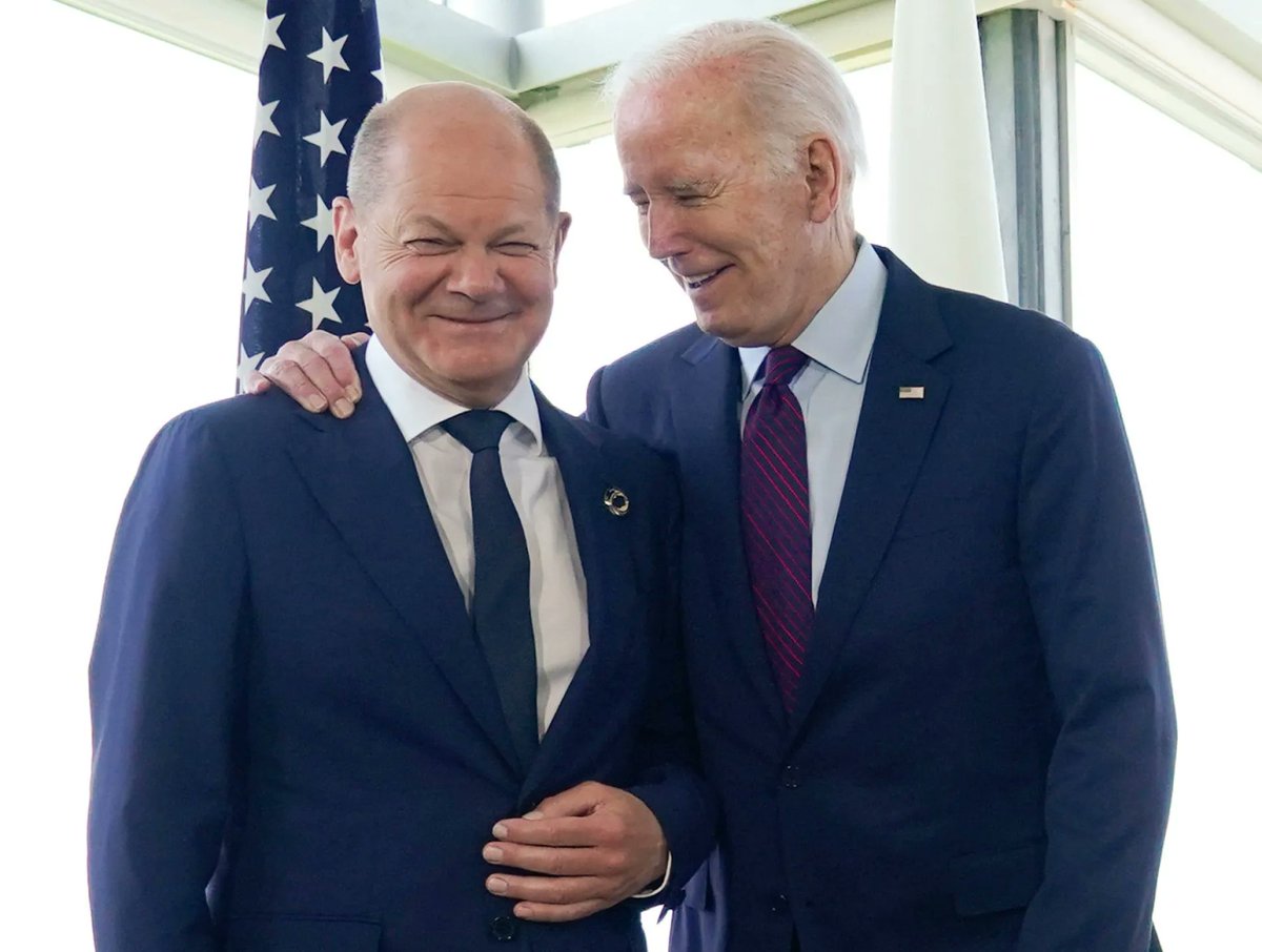 "For you [Joe Biden], I'll do this." - Chancellor Olaf Scholz ...