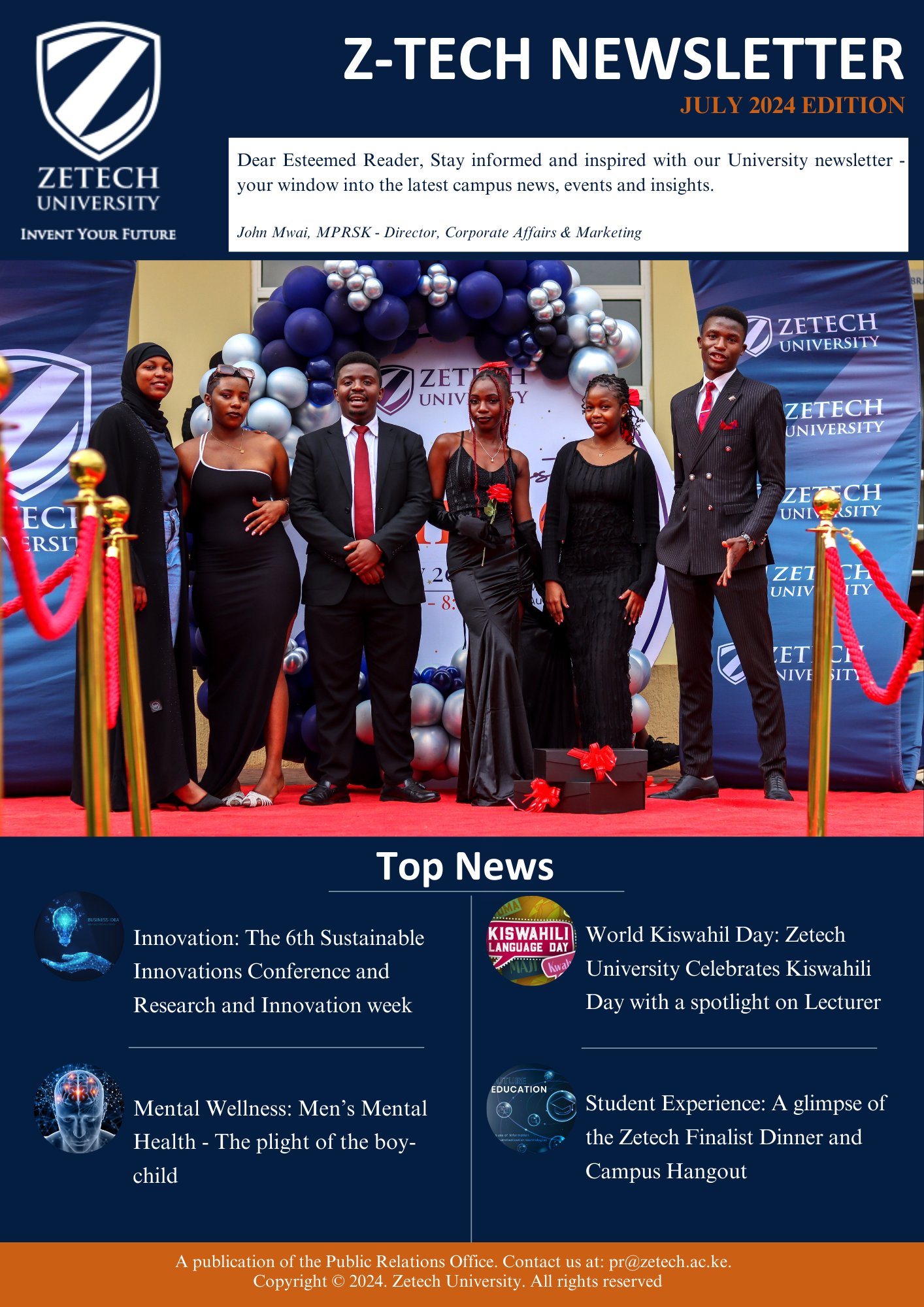 Zetech University Logo Zetech University November 2024 Newsletter Is