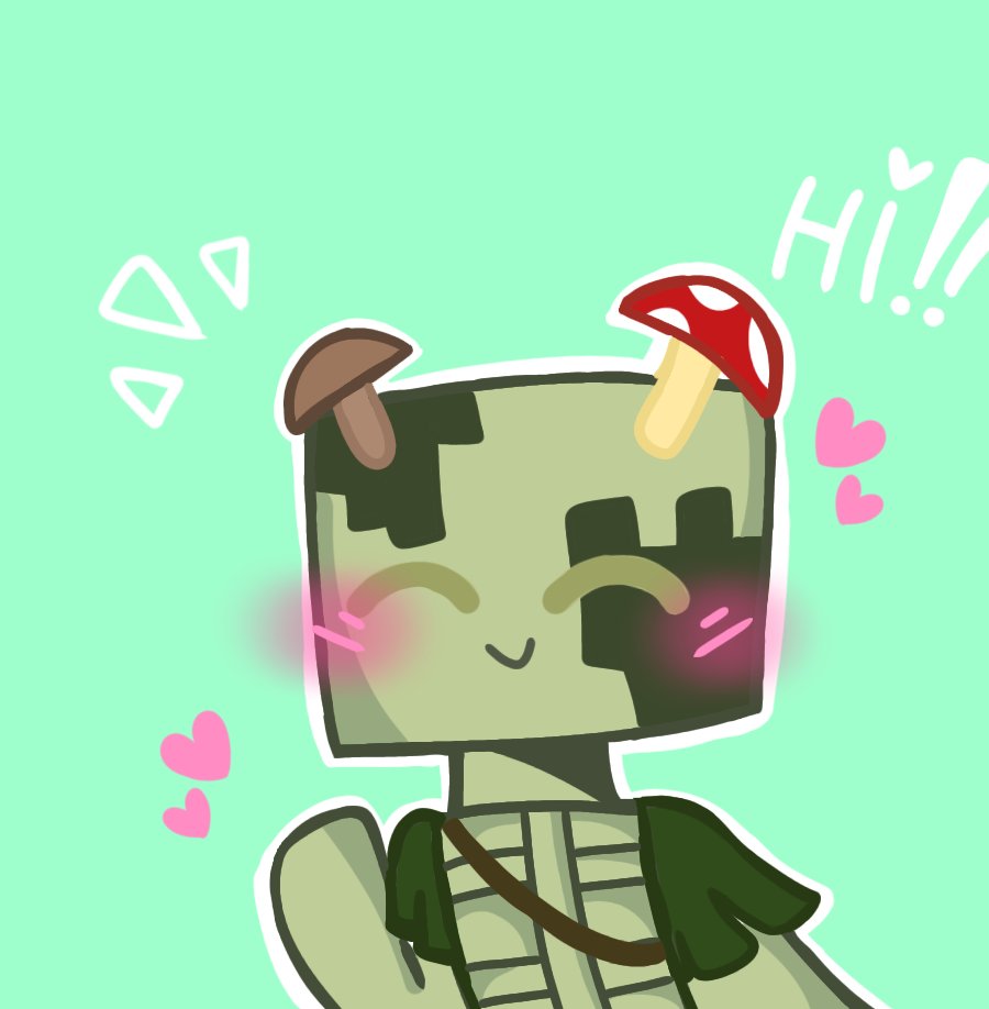 Minecraft Cute Skeleton