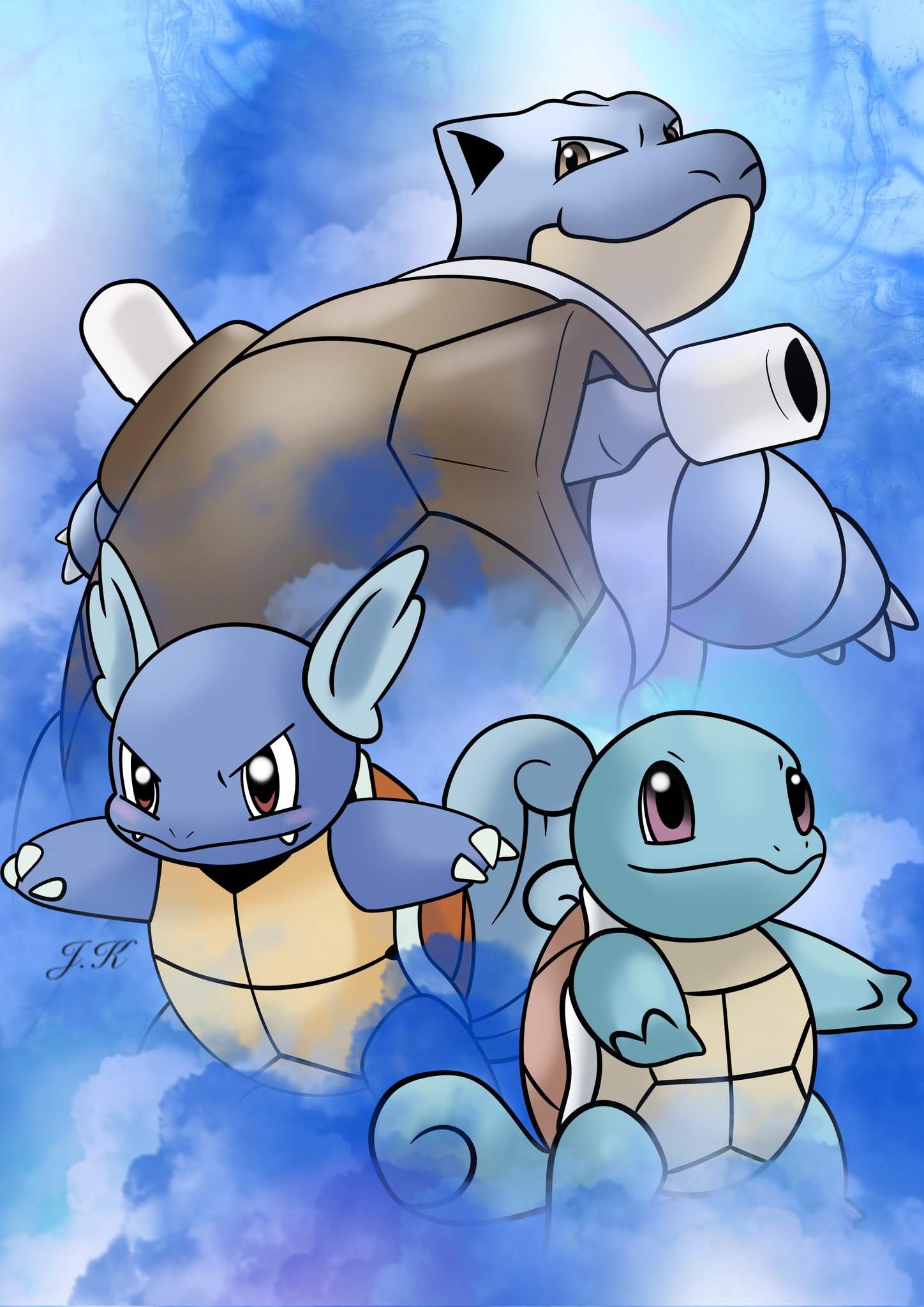 Squirtle Evolution Wallpaper 5 SQUIRTLE FAMILY FACTS! #pokemon