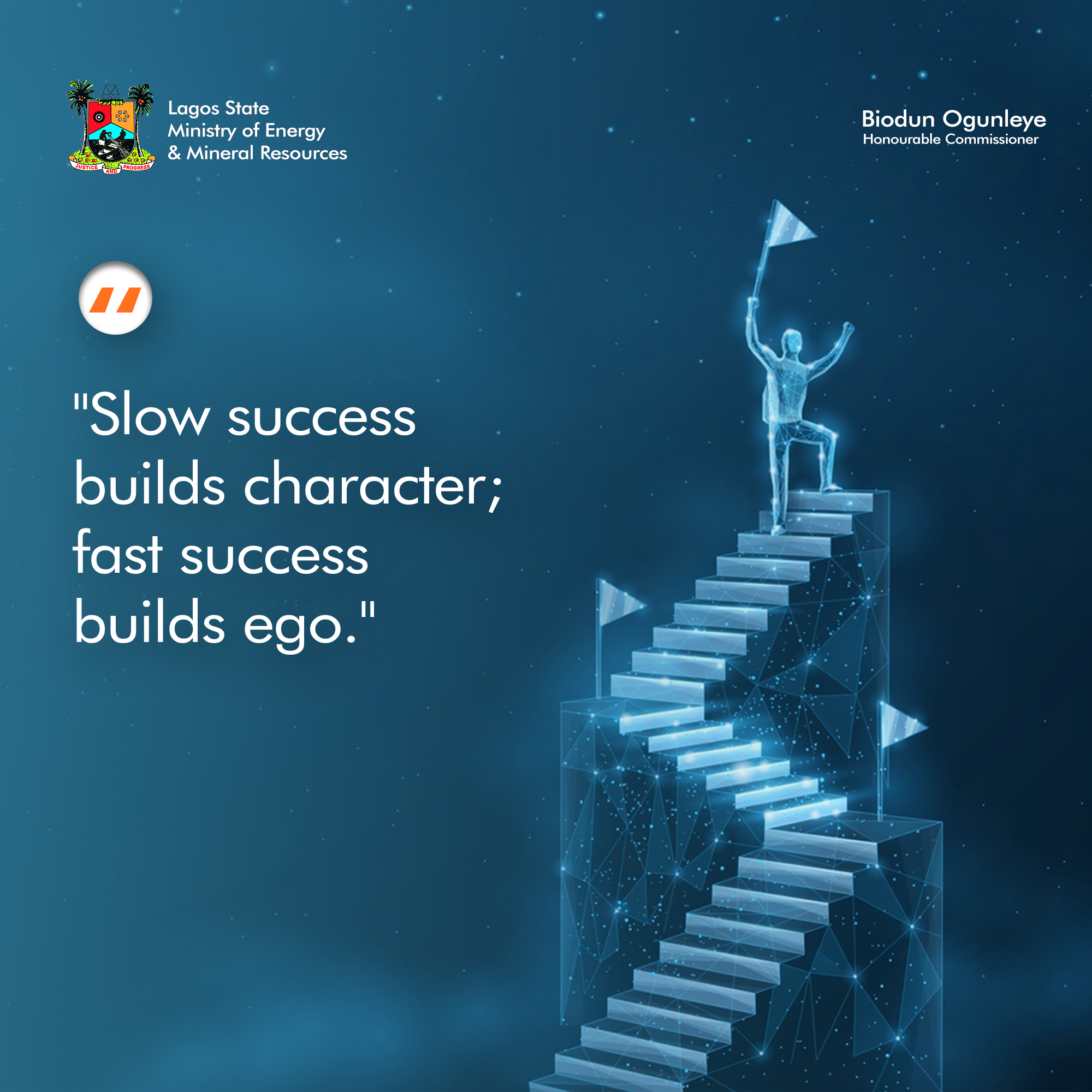 Ego Character Quotes Slow Success Builds Character. Fast Success