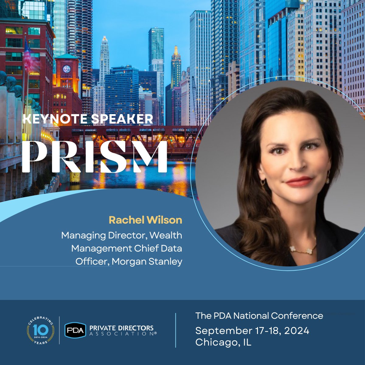 Rachel Wilson Morgan Stanley Speaker: Rachel Wilson | Leading