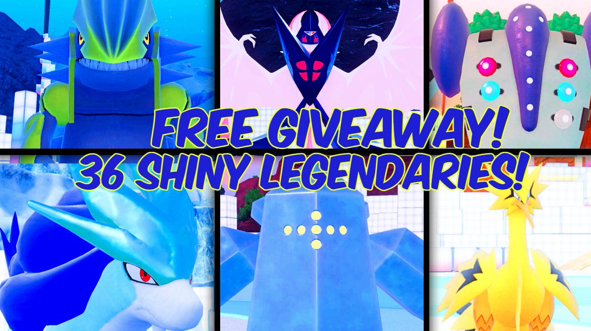 Shiny Legendaries Scarlet