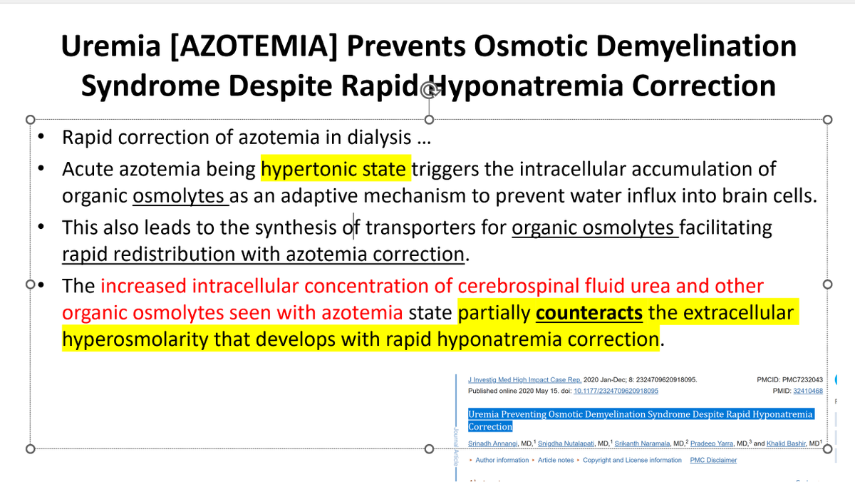 Uremia Vs Azotemia Ch 20: Renal At Indiana University School Of