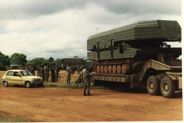 Zipra surrendering it's heavy artillery at Essexvale(Esigodini) in ...