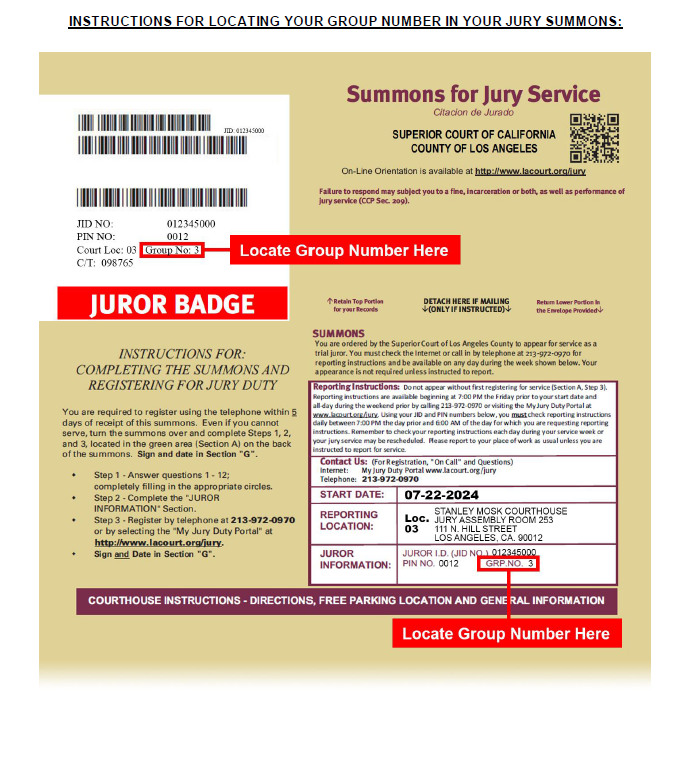 Juror By Numbers