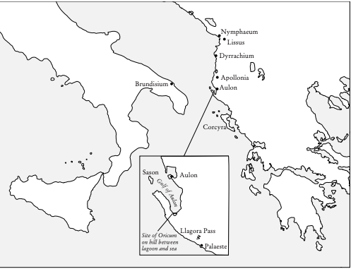 Pharsalus Map A Map Showing Some Places Of Importance In The Roman