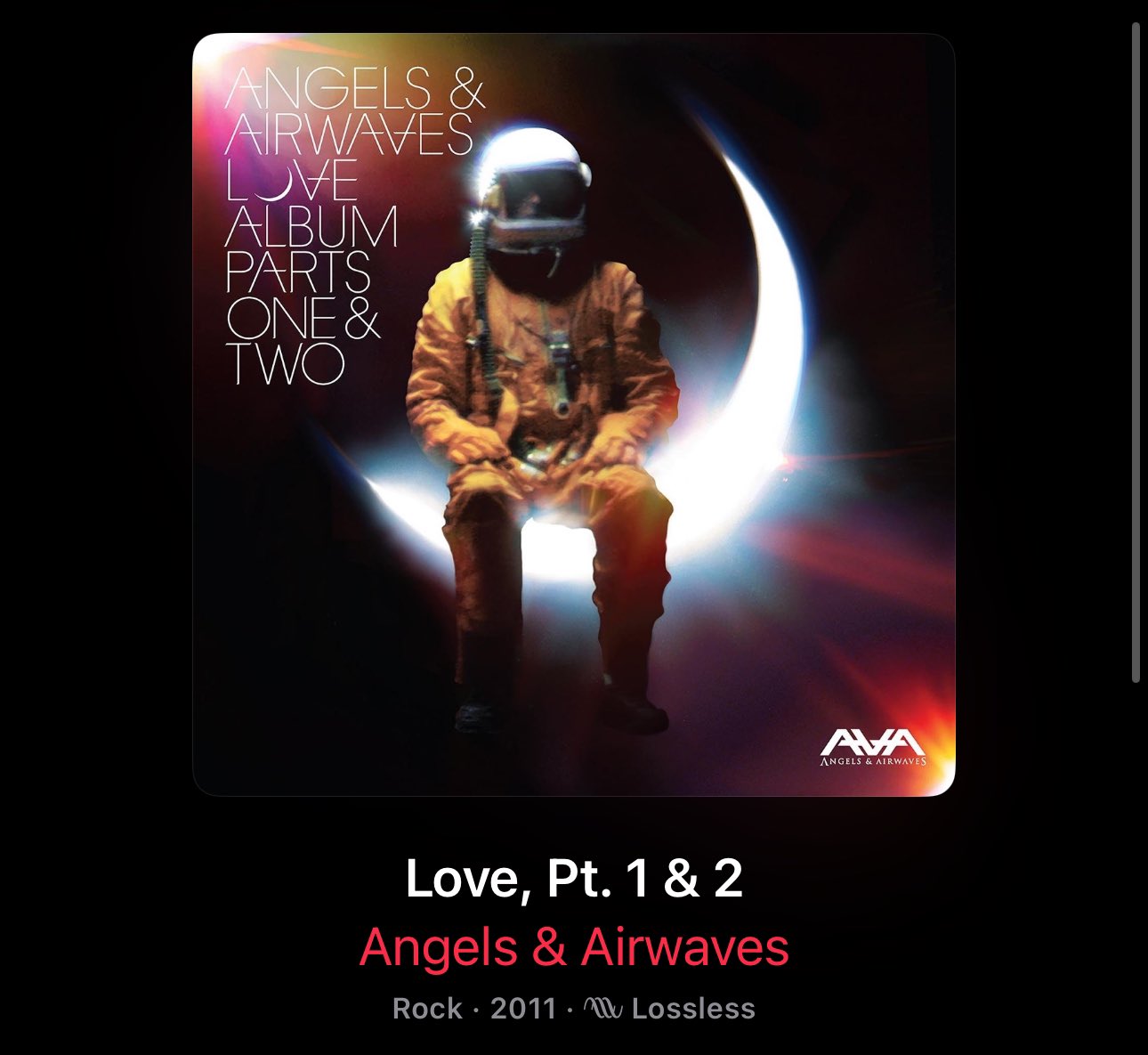 Angels And Airwaves Love Astronaut