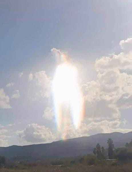 Meanwhile, over the island of Icaria in Greece, an apparation of ...