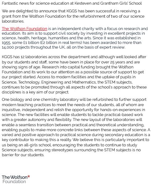 The Wolfson Foundation