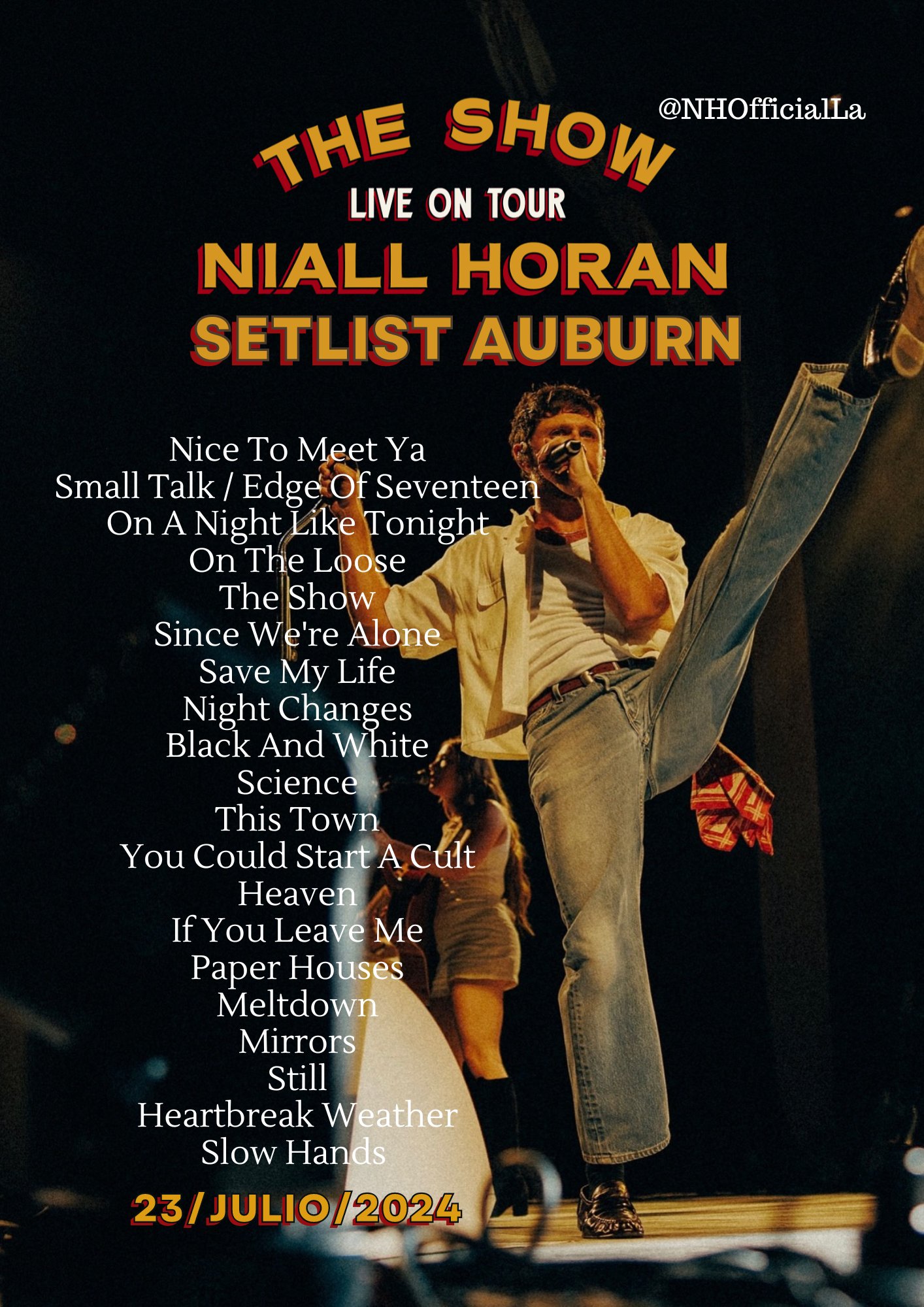 Niall Horan Julio De 2024
