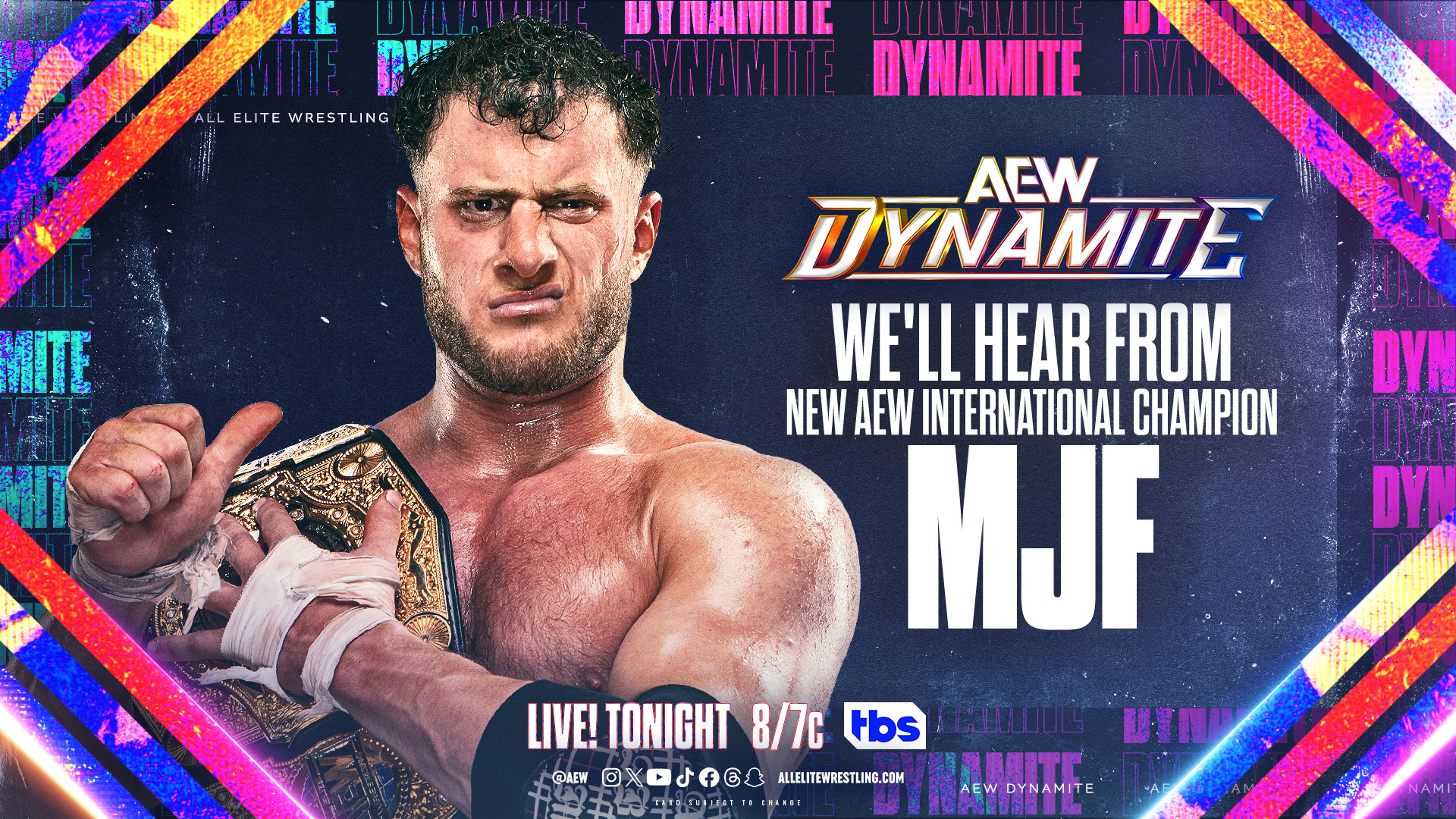 Cartelera AEW Dynamite: Blood & Guts 2024 - TIM Wrestling