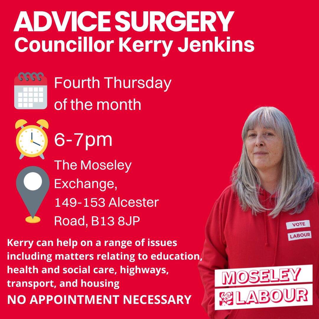Social Media | Moseley Labour - Cllr Kerry Jenkins