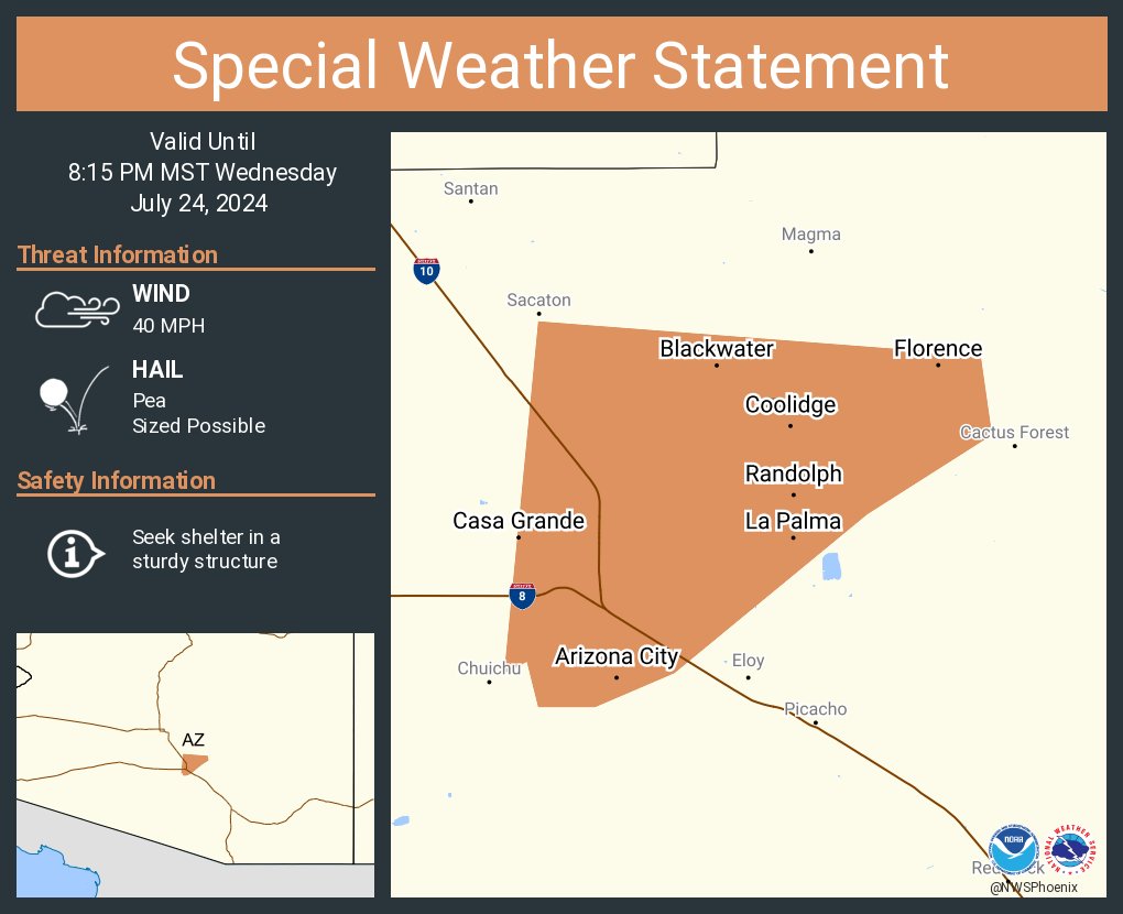 Weather Forecast Florence Arizona Current Local Time In Florence,