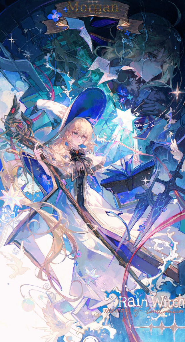 FGO「雨の魔女トネリコの物語 -Aesc the Rain Witch- #FGO」|Matcha🍵のイラスト