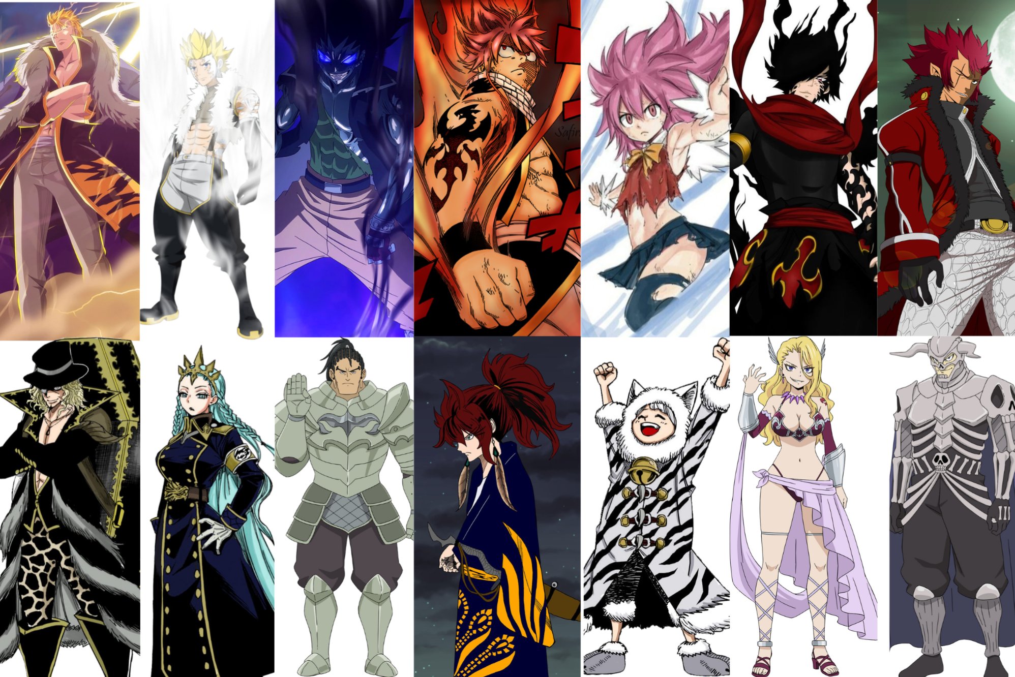 Fairy Tail All Dragon Slayers Dragons