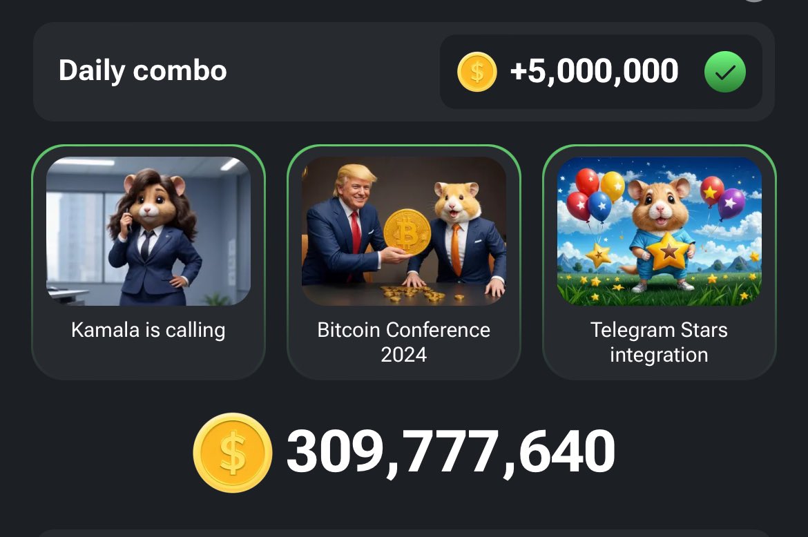 All #Combo #Hamster #Kombat #Daily #Cipher!🐹🔎 The Code is: “FLASH” Tap “Daily Cipher” to enter ...