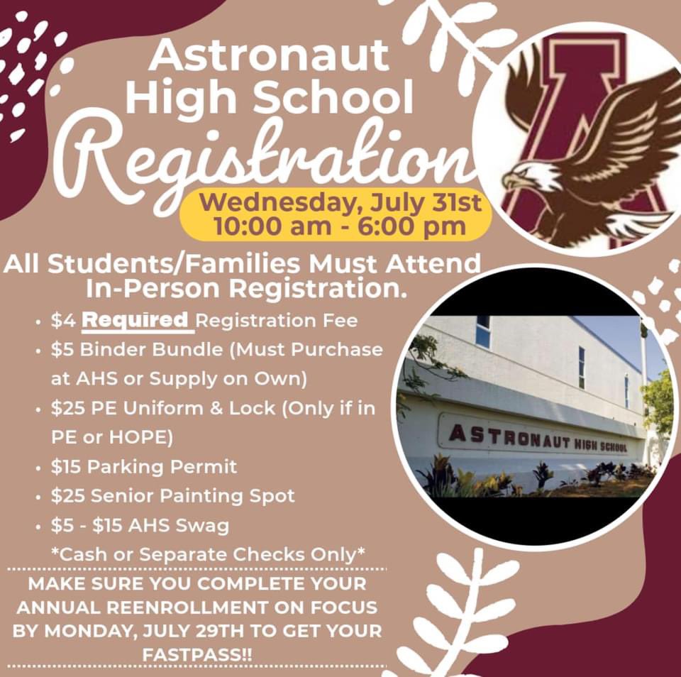 Astronaut High School Logo