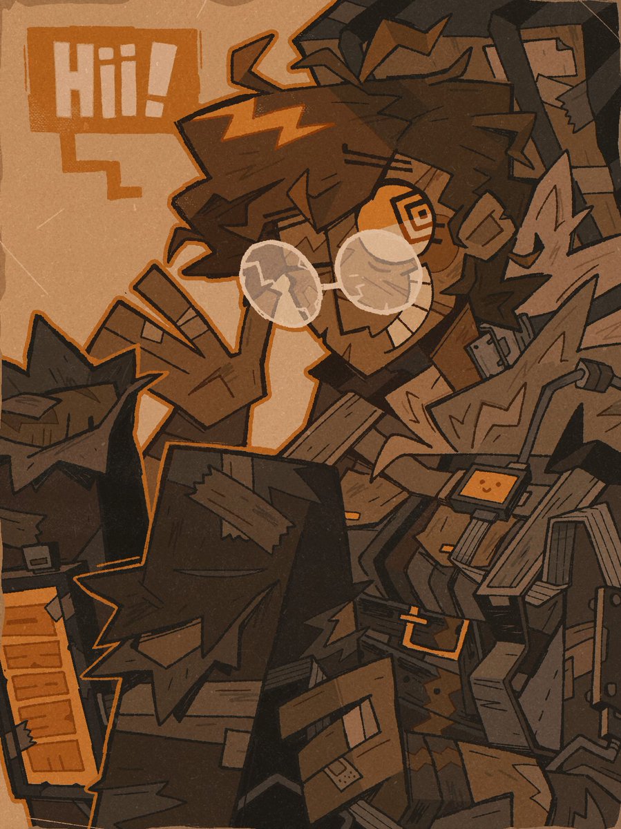 「I wanted to draw Sasha, so I simply drew」|オカメさんのイラスト