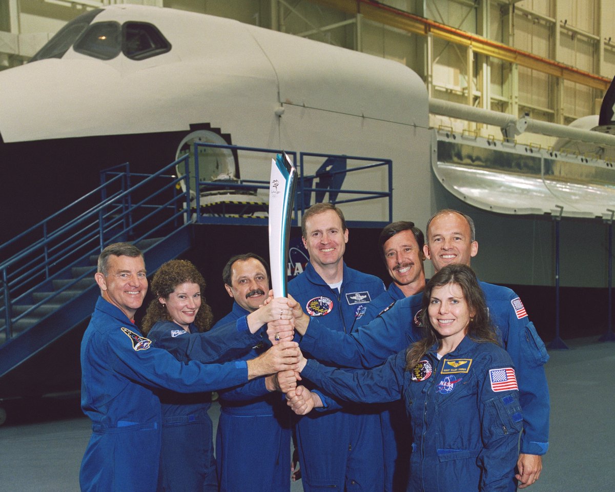 #DYK Olympic torches (unlit for safety reasons) were carried to space ...