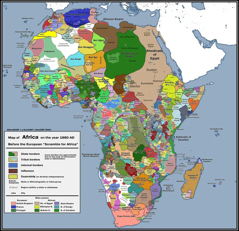 Africa Ethnicity Map Africa | MapChart