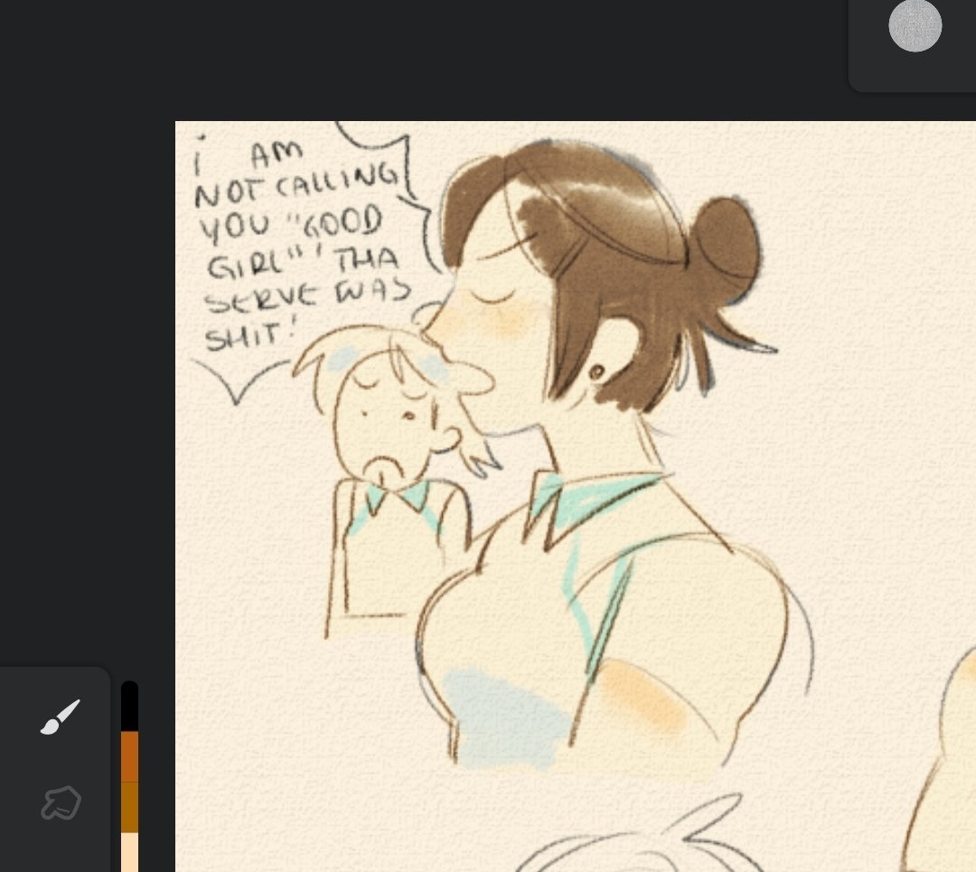 「Sometimes i also use the super basic free brush on ibispaint」alin🦈 priDEMONthの漫画